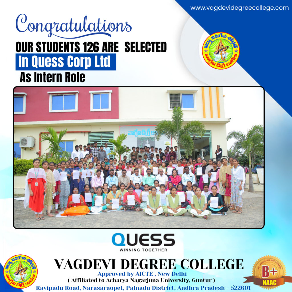 Vagdevi Degree College – Top Degree College in Narsaraopeta ...